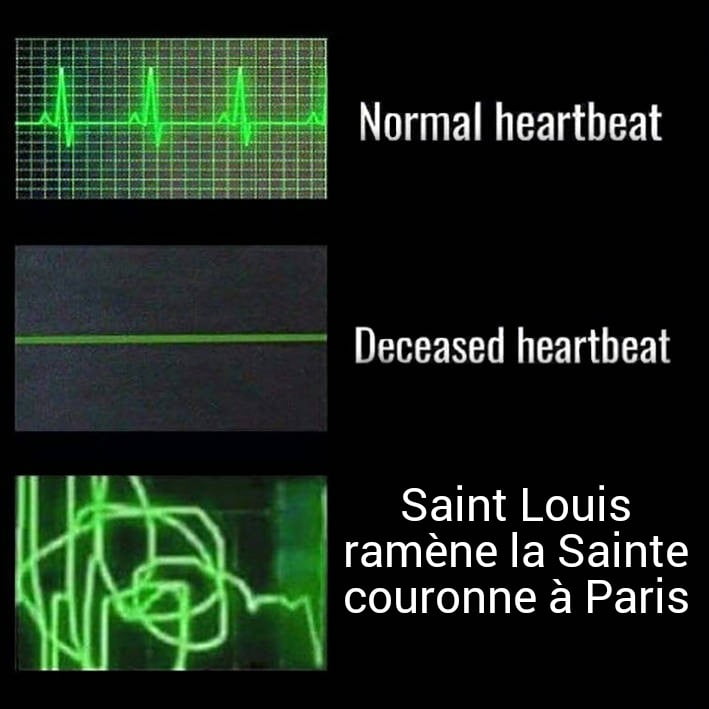 Meme Saint Louis ramène la couronne à Paris