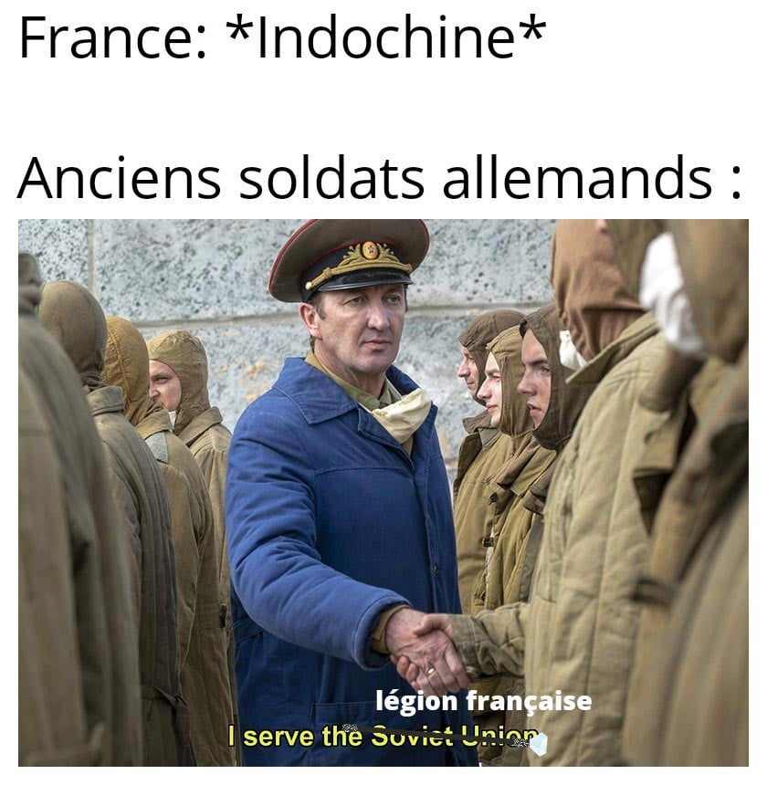 Meme soldats allemands dans la légion