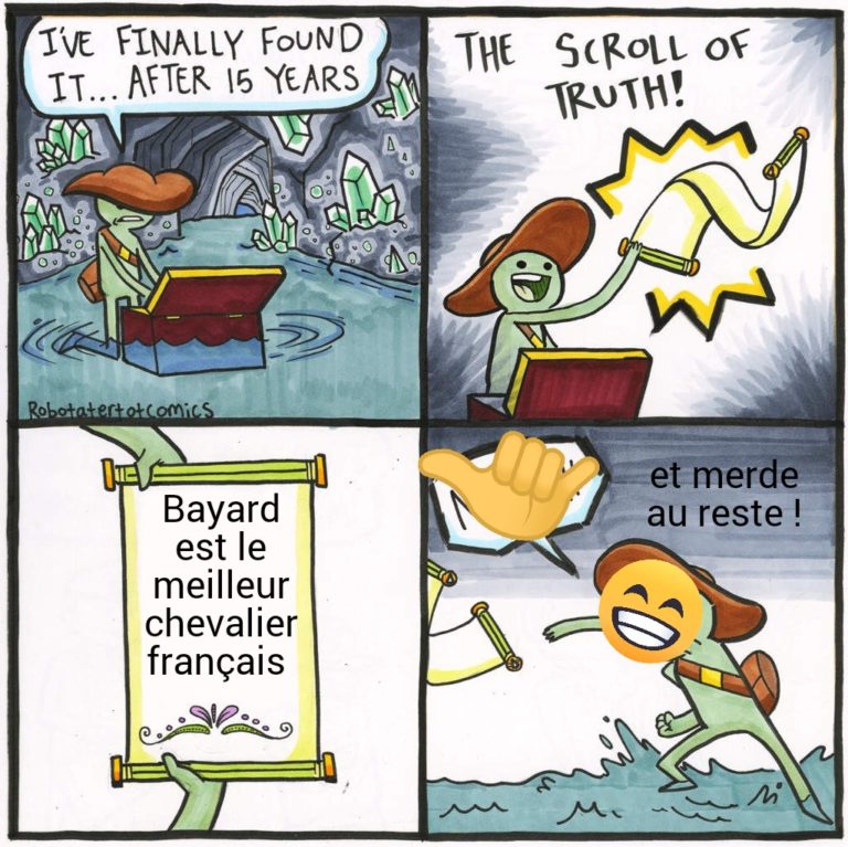 Meme Chevalier Bayard, meilleur chevalier français - Armée de l'Histoire