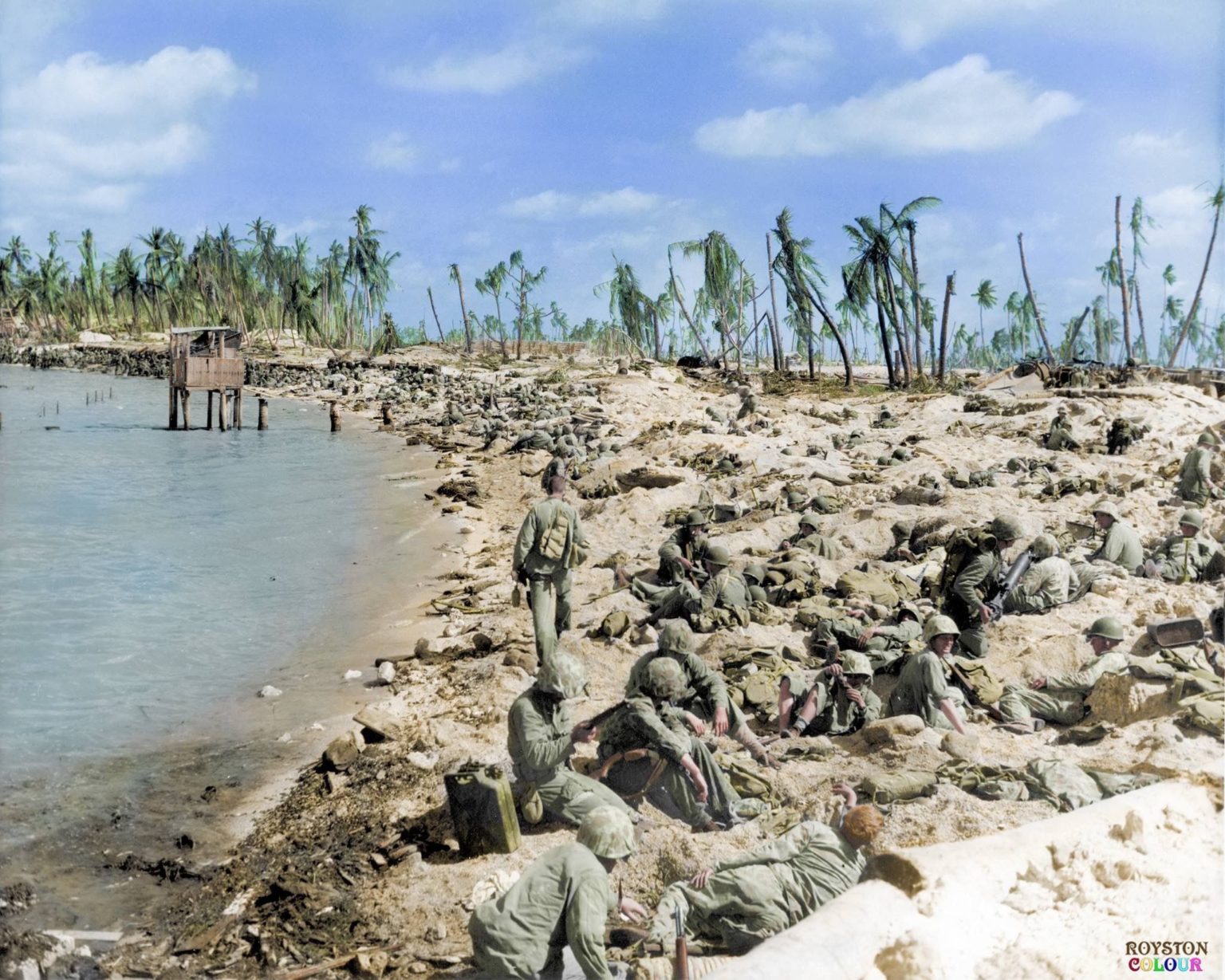 La bataille de Tarawa, 20-23 novembre 1943.